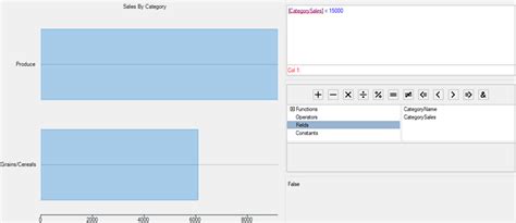 filtering in flexchart expression editor for winforms componentone