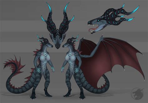 Female Anthro Dragon By Delusionalpuffball On Deviantart