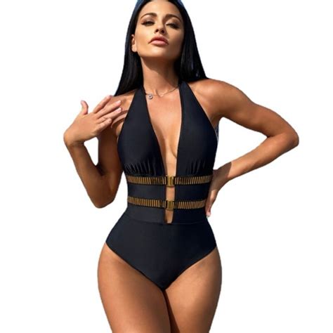 Bañador Sexy Con Espalda Descubierta Para Mujer Traje De Baño Con
