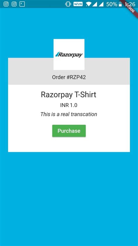 integrate razorpay gateway 2os free flutter source code