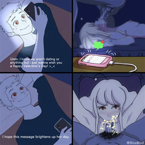 highres tagme couple texting in bed meme image view gelbooru