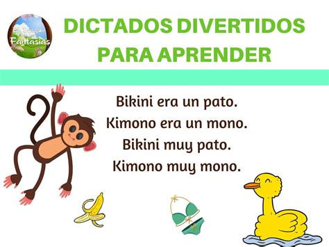 Cuadernillo Para Niños Con Dictados Divertidos Para Practicar