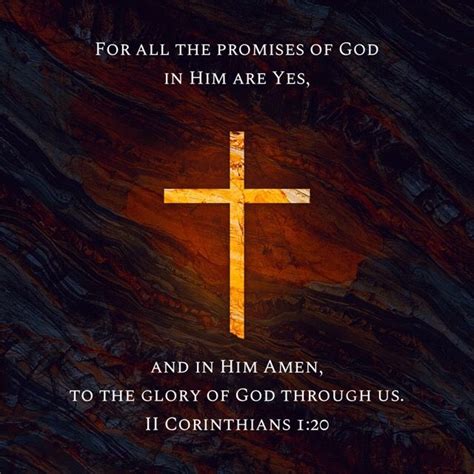 Ii Corinthians‬ ‭1 20‬ ‭nkjv‬‬ For All The Promises Of God In Him Are