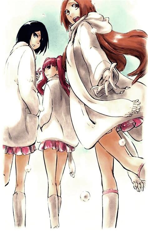 Rukia Orihime E Riruka Bleach Anime Bleach Rukia Bleach Manga