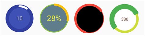 a customisable circular progress view for android