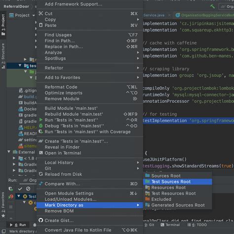 spring unable to resolve springboottest with a maven dependency with