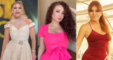Janet Barboza Le ‘echa Flores A Gisela Valcárcel Por Sus 35 Años En La