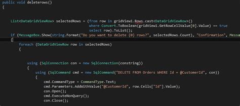 c how do i cast rows to typelist in devexpress gridview