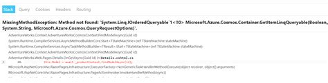 lab 4 an unhandled exception occurred while processing the request