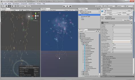 unity particle system 粒子系統教學