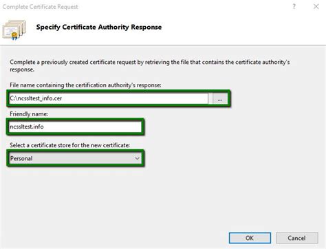 installing an ssl certificate on iis 8and10 hosting