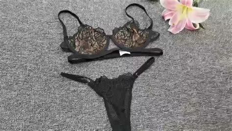 Elegant Breathable Black Sexy Brief Lingeries Underwear For Lady Buy