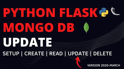 Python Flask Mongodb Update Documents Youtube