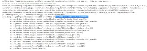 failed to provision container with npe error · issue 535 · jenkinsci
