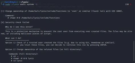 linux security auditing with lynis