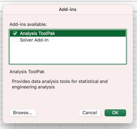 How To Use The Data Analysis Toolpak In Excel Goskills