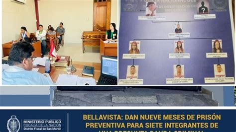 Bellavista Dan Nueve Meses De Prisión Preventiva Para Siete