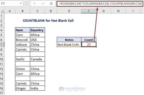 count cells that are not blank in excel 6 useful methods exceldemy
