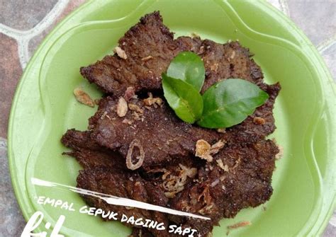 Bagaimana Membuat Empal Gepuk Daging Sapi Fibercreme Bikin Ngiler