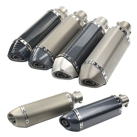 Buy Universal Motorcycle Exhaust Pipe Muffler