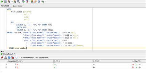 merge multiple column values in one column in one row oracle sql
