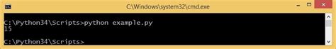 command line python