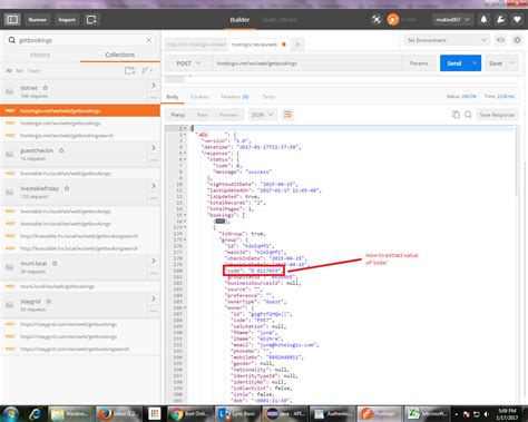 java how to extract value from the json response which