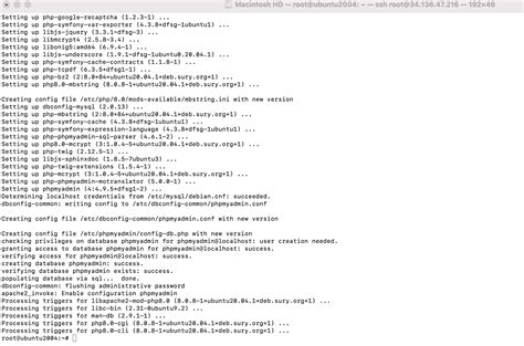 how to install phpmyadmin with apache on an ubuntu server
