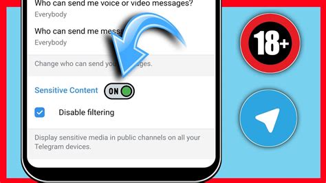 How To Enable Sensitive Content On Telegram Disable Filtering On