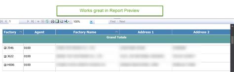 ssrs fixed header not working in report viewer control in web app