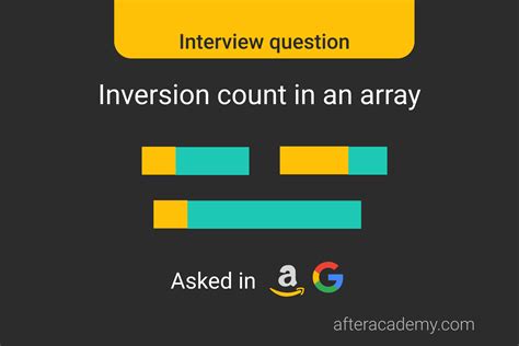 inversion count in an array interview problem