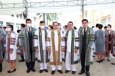 ภาพบรรยากากาศการซ้อมรับปริญญาผู้สำเร็จการศึกษาระดับปริญญาโทและเอก