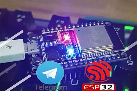 telegram bot with esp32 control gpio pins through telegram chat