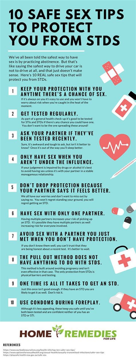 10 Safe Sex Tips To Protect You From Stds R Infographic