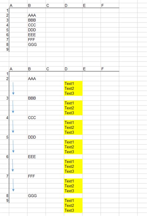 vba excel loop through rows and reverse order stack
