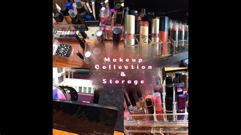 My Makeup Collection And Storage 2017 Youtube