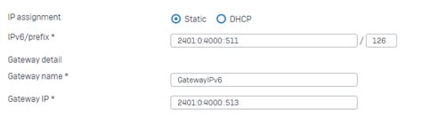 ipv6 you cannot enter a network ip for gateway ip discussions