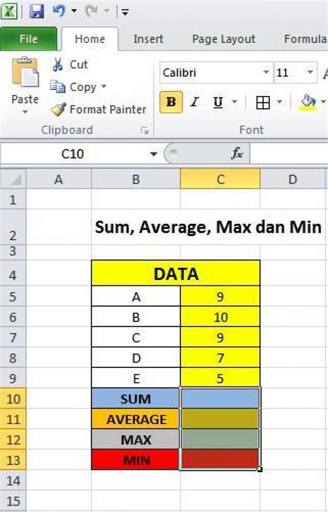 Sum Max Excel – Ilmu