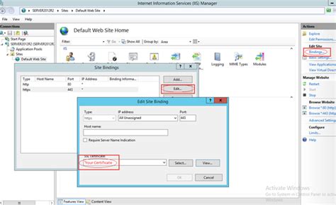 configure your internal dns record and certificates
