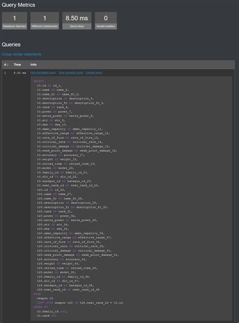 php doctrine mysql slow query even when using indexes