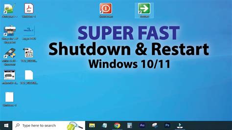 Make Quick Shutdown And Restart Shortcut For Windows 10 And 11 Youtube