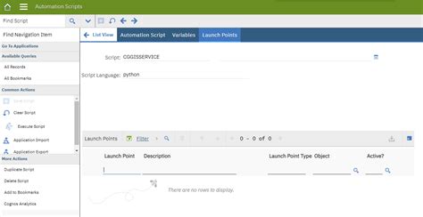 automation script add launch points directly from the launch point tab