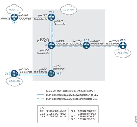 bgp sitzungs und routen flaps juniper networks