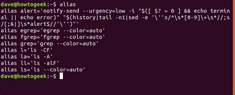 how to create aliases and shell functions on linux