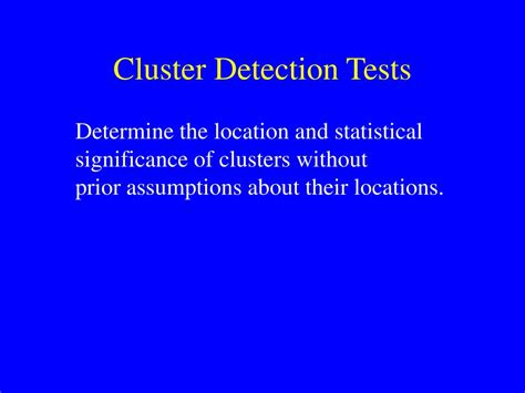 Ppt Statistical Significance Tests For Spatial Randomness Powerpoint
