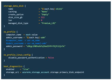 creating a vm in azure by using terraform with for loops