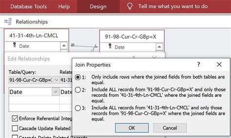 sql ms access how to set outer join in constraint in