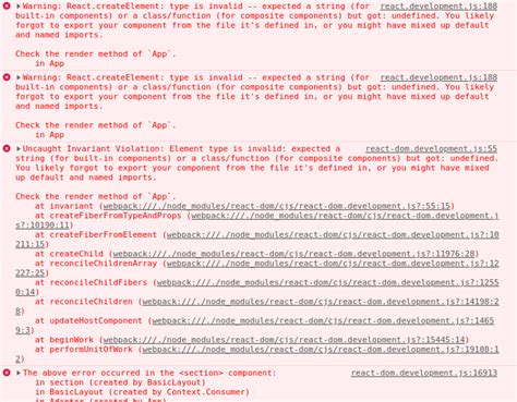 warning react createelement type is invalid expected a string for