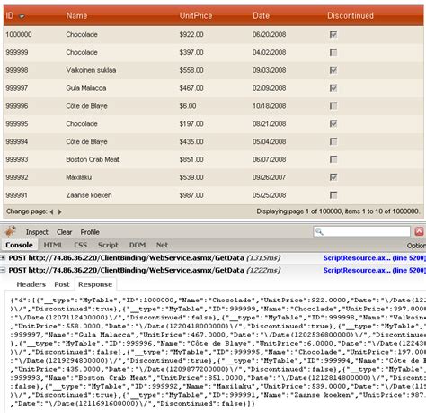 client side data binding with radgrid for asp ajax webs