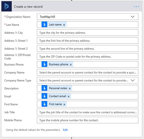 create new records in dynamics crm using microsoft flow microsoft